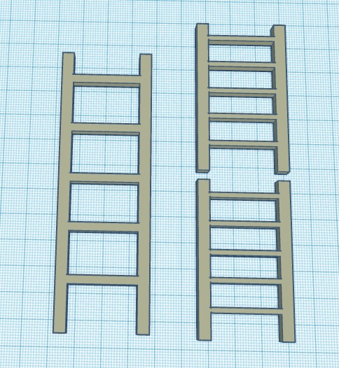 Small model ladders by 75echo | Download free STL model | Printables.com