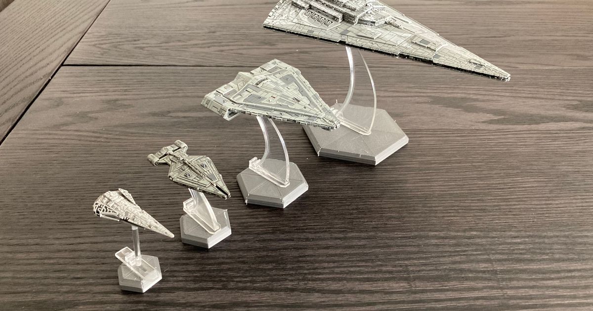 Hexbases for Star Wars Armada Flight Stands by TheNewGuy | Download ...