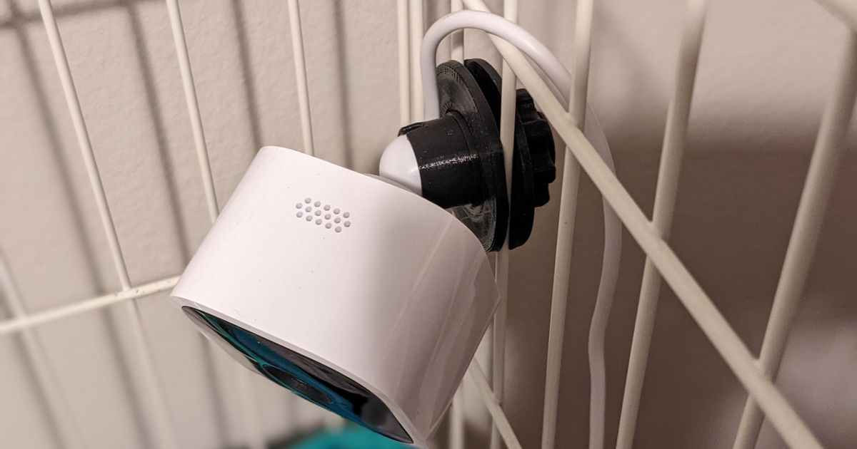 Blink Mini Camera Pet Cage Mount by Proforris | Download free STL model ...