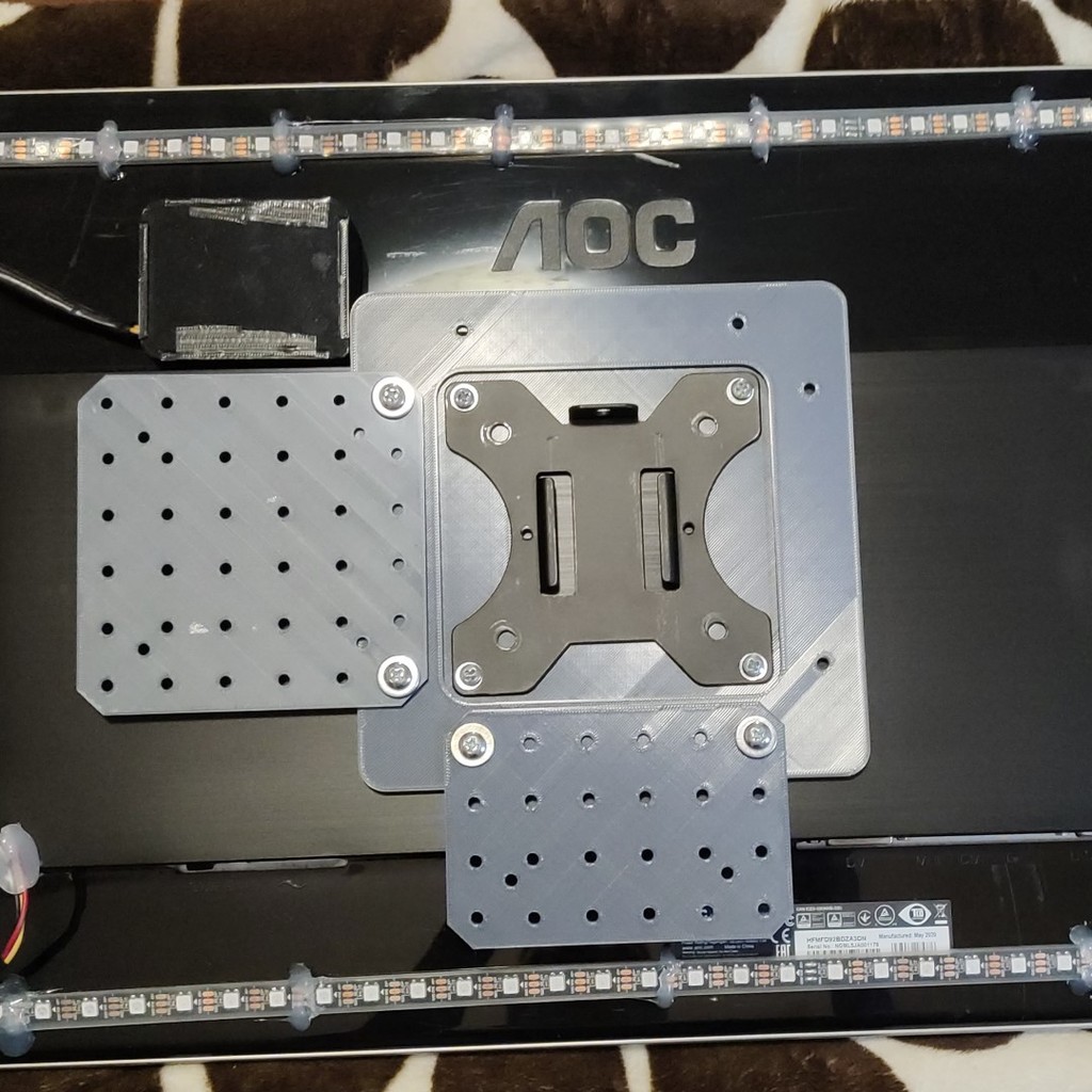 VESA extension plates by ayanev | Download free STL model | Printables.com