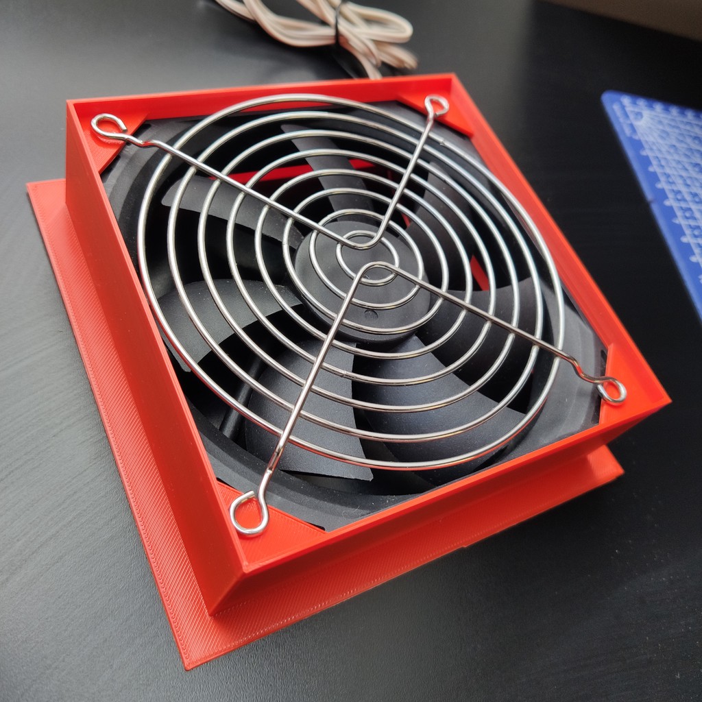 Hepa filter 120mm fan, IKEA Lack 3D printer enclosure by ayanev ...