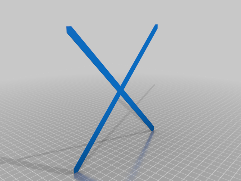 Bed level - Cross by ayanev | Download free STL model | Printables.com