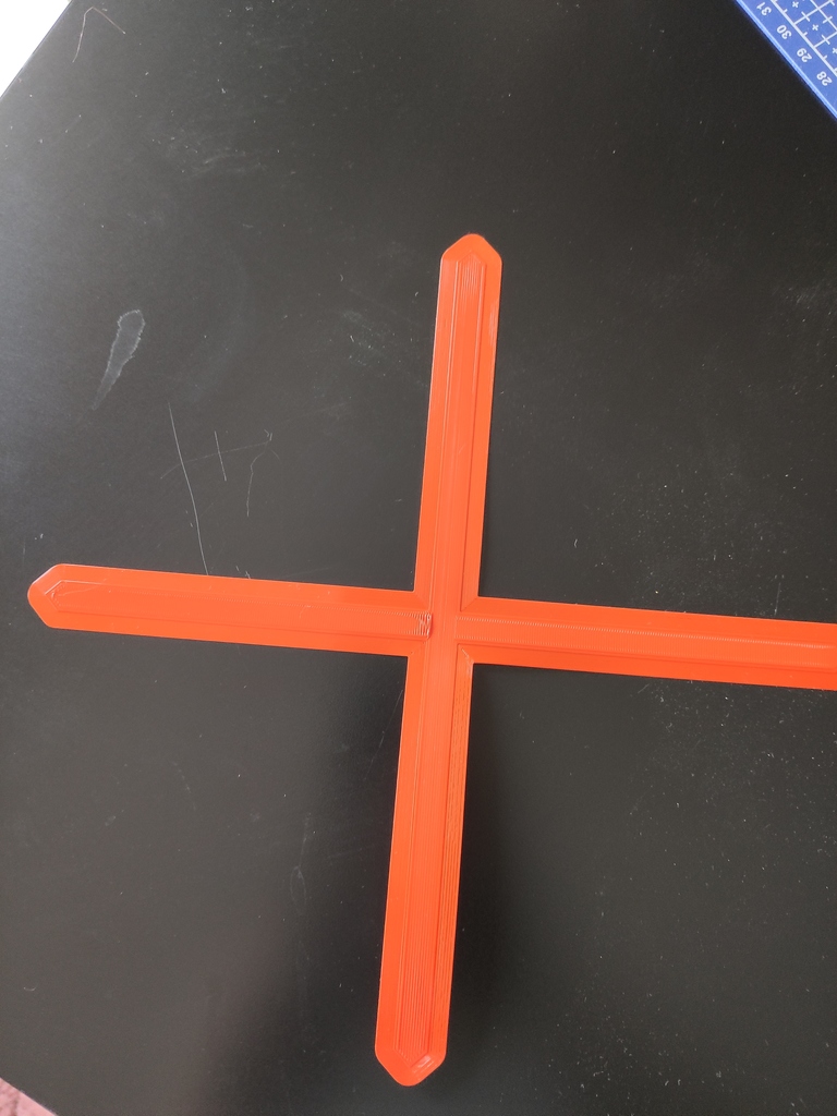 Bed level - Cross by ayanev | Download free STL model | Printables.com