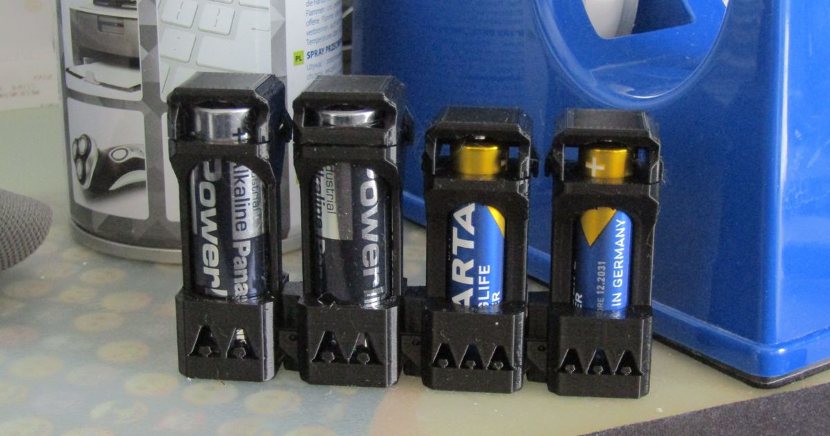 Endless Battery Capsules (AA and AAA) by KLM1318 | Download free STL ...