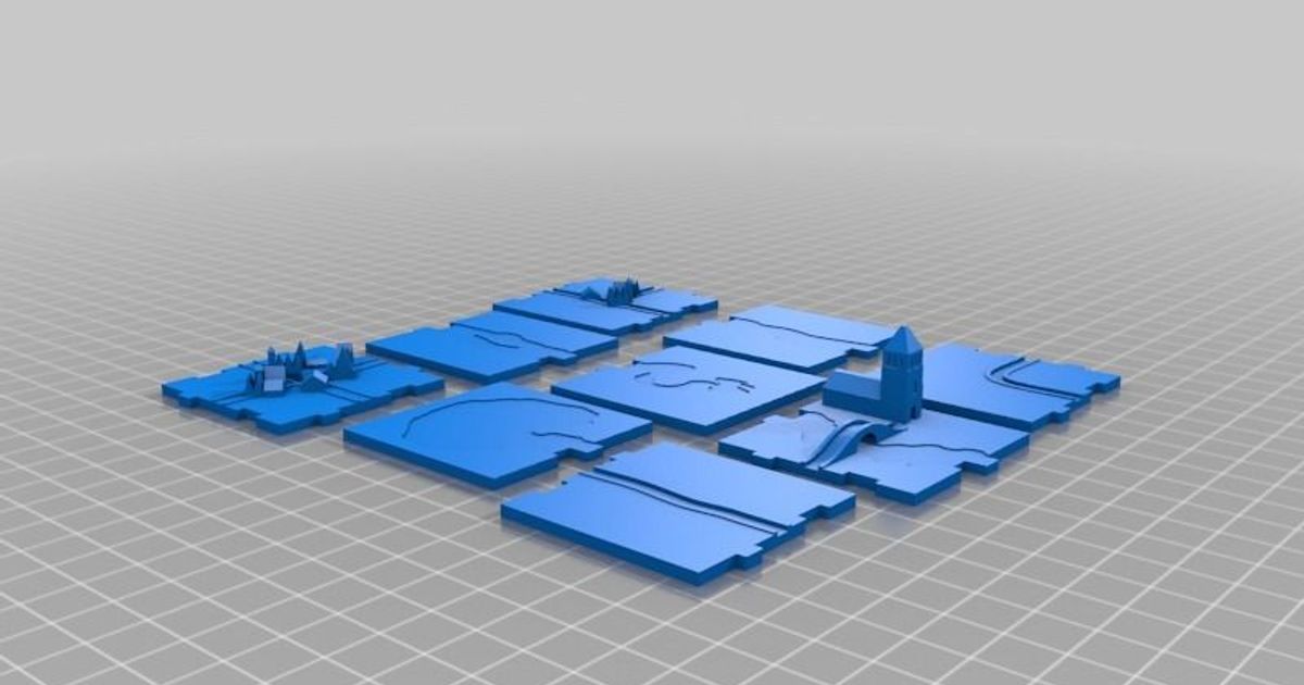 Carcassonne Classic Box Plates by mindstormmaster1 | Download free STL ...