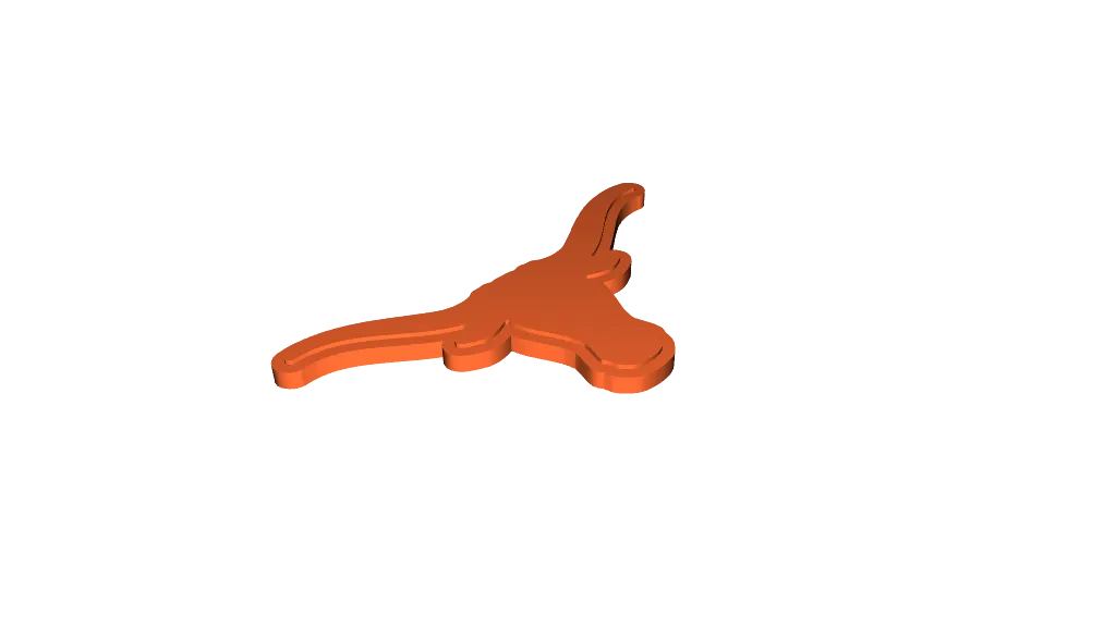 University of Texas Longhorns Logo by Cobalt3D | Download free STL ...