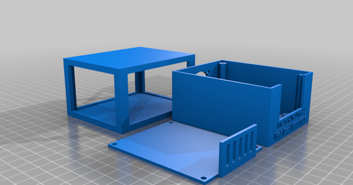Mosfet Stand Case and Stand by Silentum | Download free STL model ...