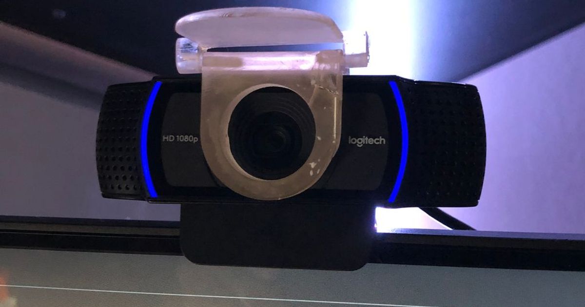 Logitech C Webcam Privacy Cover By Silentum Download Free Stl Model Printables Com