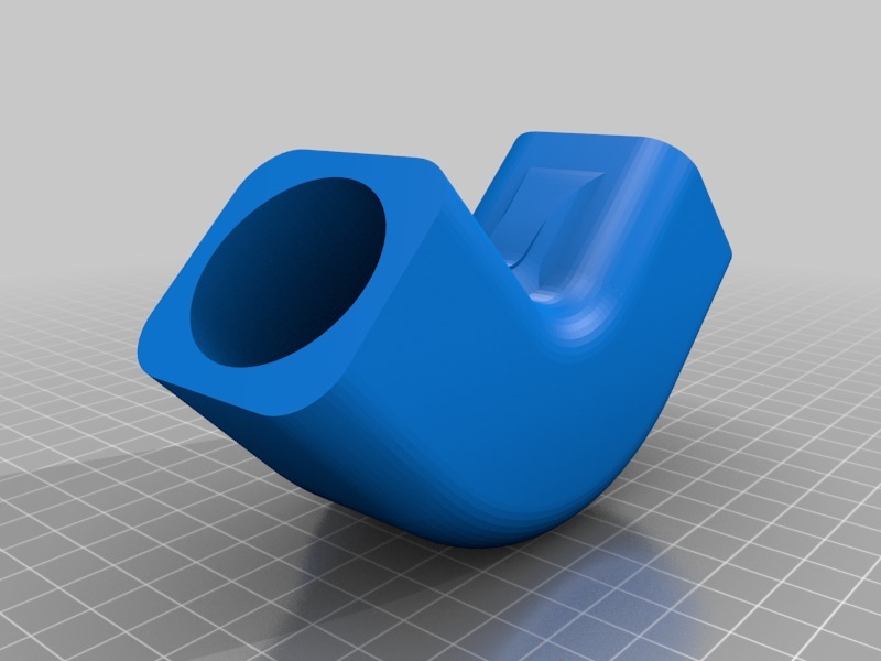 Offset Corner Elbow for 1" PVC Pipe by lonmakes | Download free STL ...