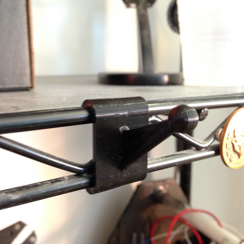 Wire shelving hooks and hangers by lonmakes | Download free STL model ...