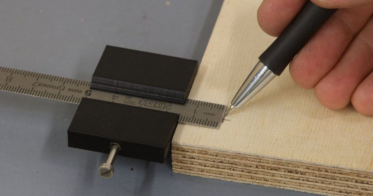 Ruler Marking Gauge by danny243 | Download free STL model | Printables.com