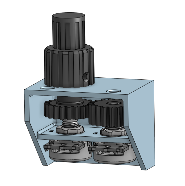 Dual Potentiometer by Meznak | Download free STL model | Printables.com