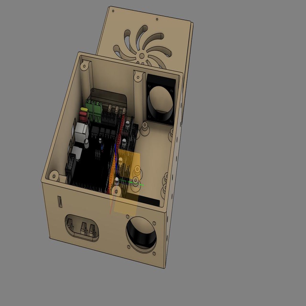 SKR 1.3 Enclosure with 2 Mosfets by Anton | Download free STL model ...