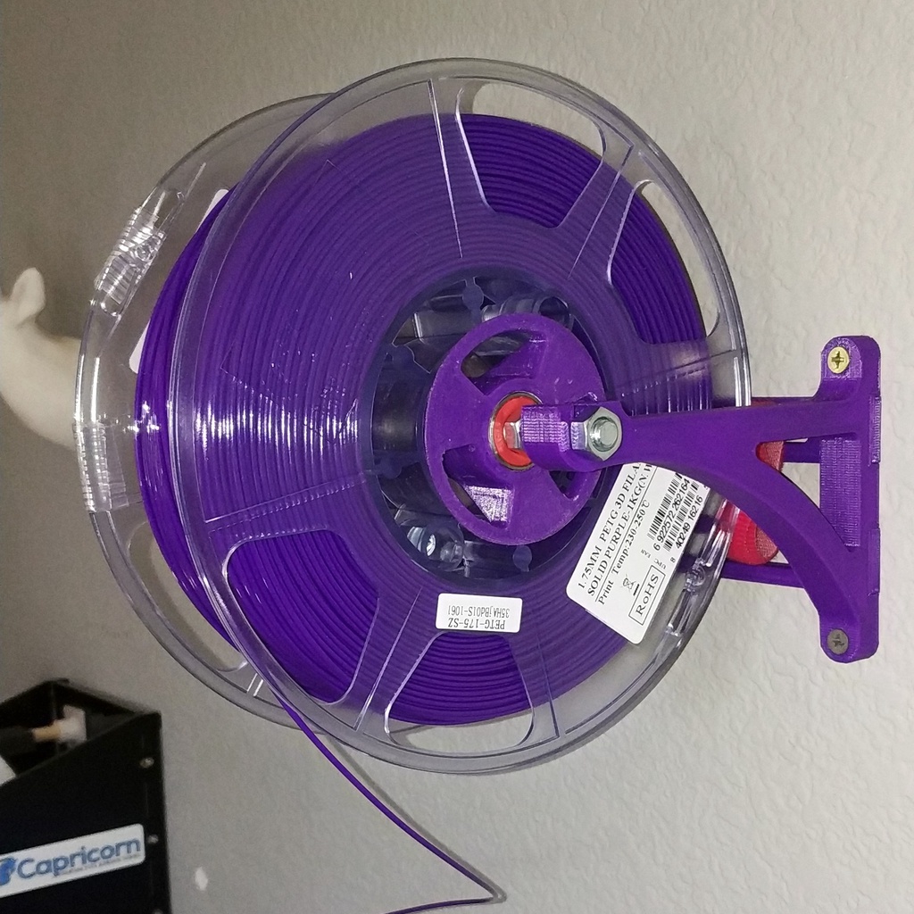 Spool Wall Mount by Anton | Download free STL model | Printables.com