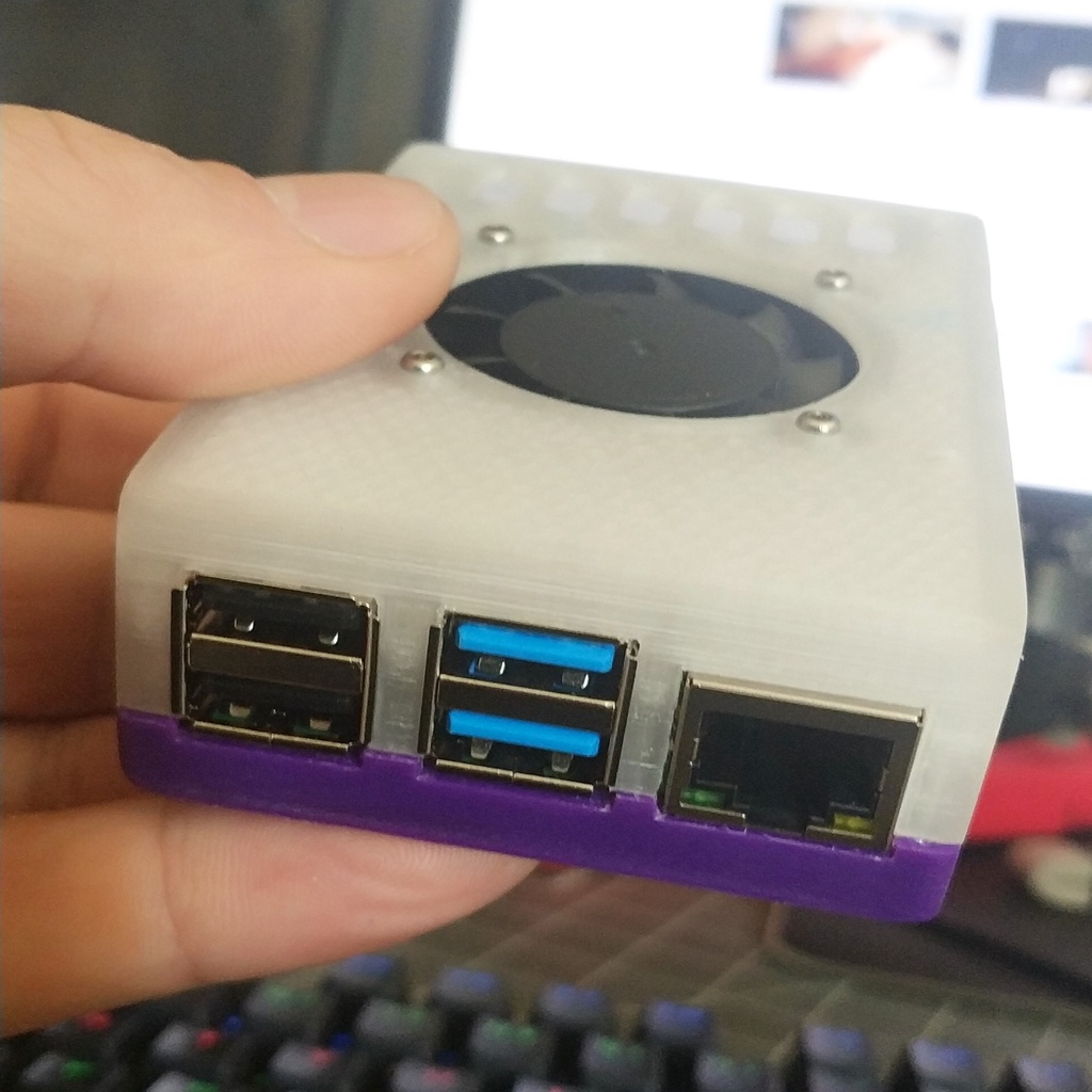 Raspberry Pi 4 case 40mm fan by Anton | Download free STL model ...