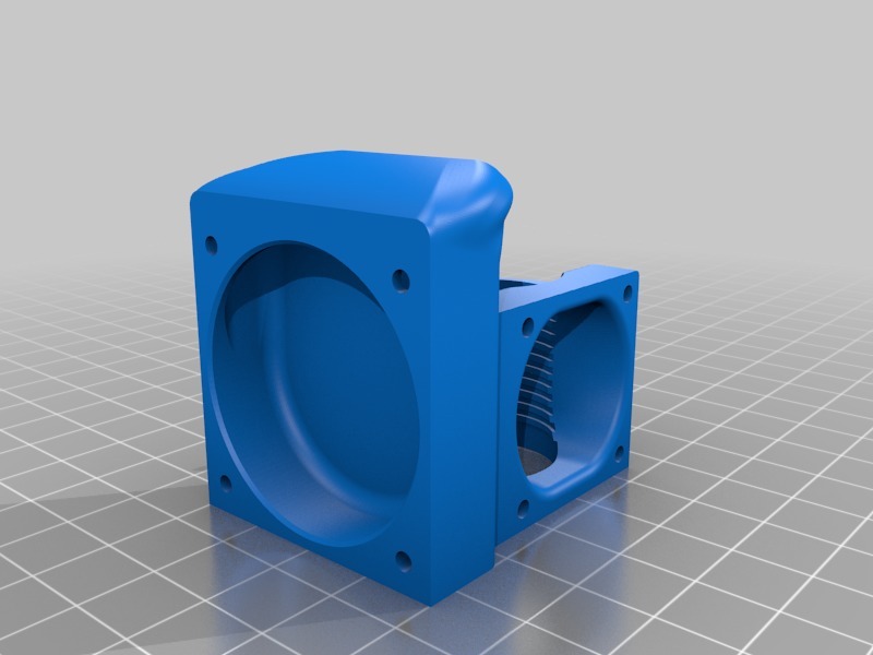 40mm and 30mm E3D Fan Duct for e3D by Anton | Download free STL model ...