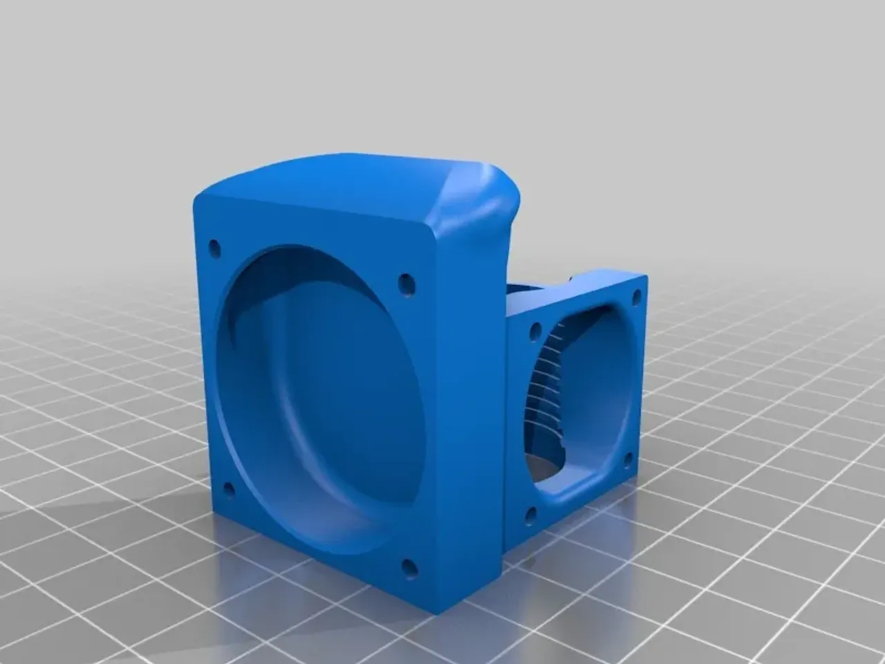 40mm and 30mm E3D Fan Duct for e3D by Anton | Download free STL model ...