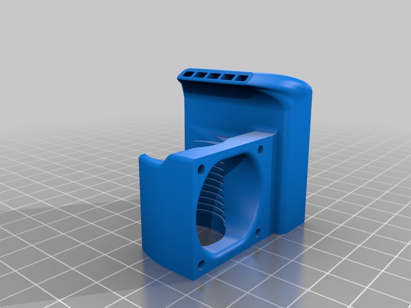 40mm and 30mm E3D Fan Duct for e3D by Anton | Download free STL model ...