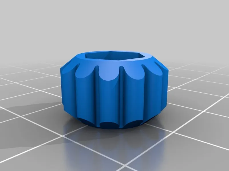 SMA connector knob by Anton | Download free STL model | Printables.com
