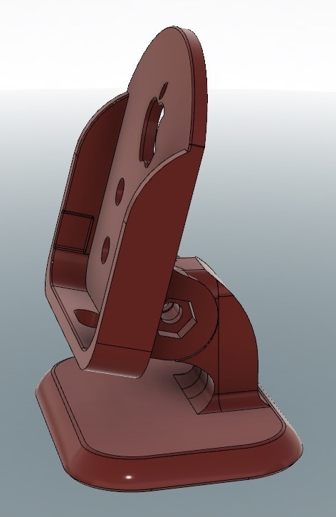iPhone X magnetic desk stand with pivoting tilt by Anton | Download ...