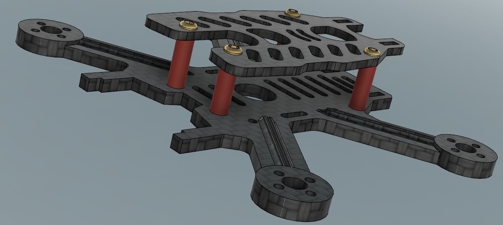 90mm Micro Quadcopter Frame by Anton | Download free STL model ...