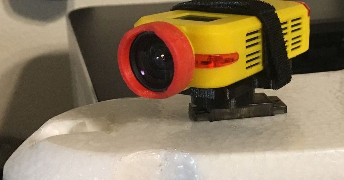 Horizontal Pen Camera Mount by Anton | Download free STL model ...