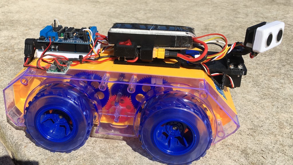 Obsticle Avoiding Arduino Rover By Anton Download Free Stl Model 