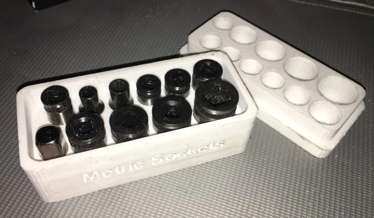Metric Socket Storage Box by Anton | Download free STL model ...