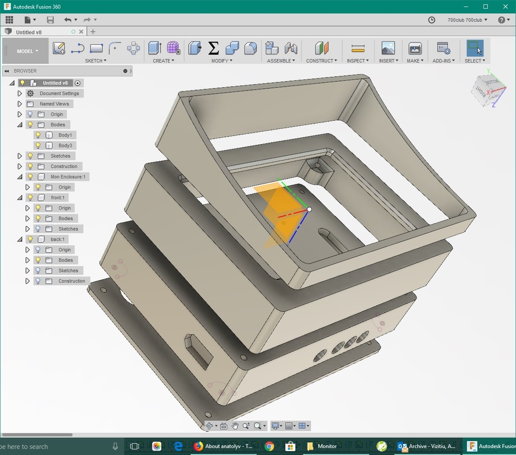 5" FPV Monitor RX DVR housing by Anton | Download free STL model ...