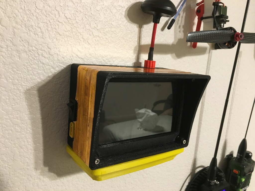 5" FPV Monitor RX DVR housing by Anton | Download free STL model ...