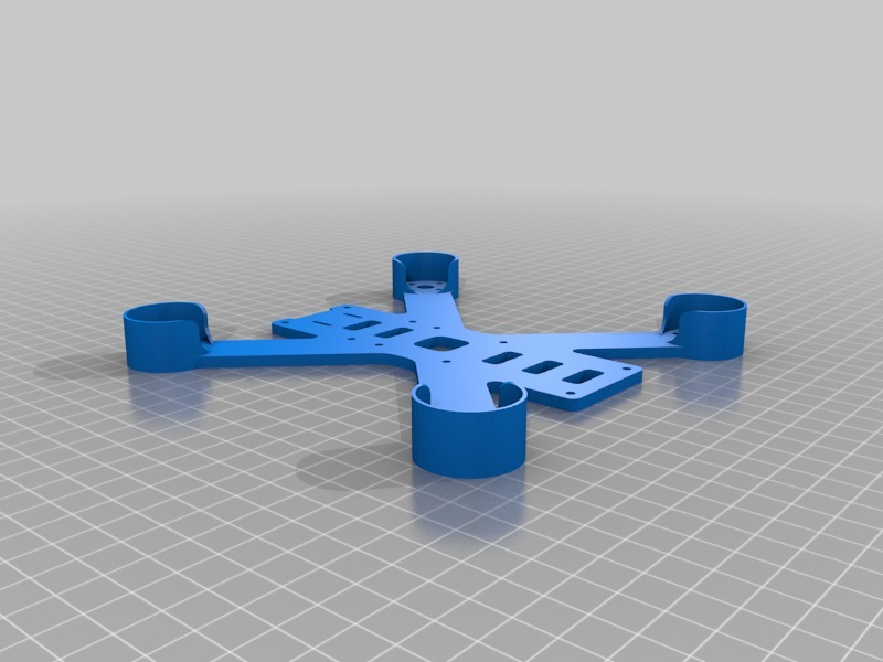 220 Racing Drone Frame with motor wire management by Anton | Download ...