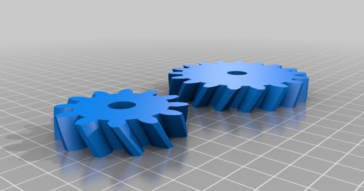 Helical Gears by Anton | Download free STL model | Printables.com