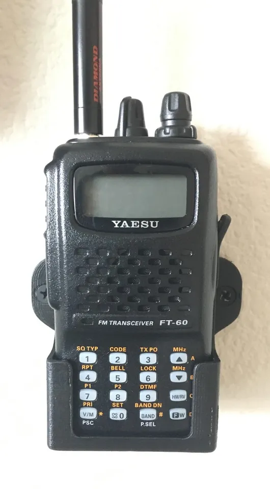 Yaesu FT-60 Wall Mount by Anton | Download free STL model | Printables.com
