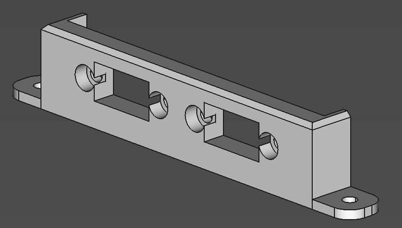 USB Front Panel Connector Bracket Rev 1 by Bele2009 | Download free STL ...