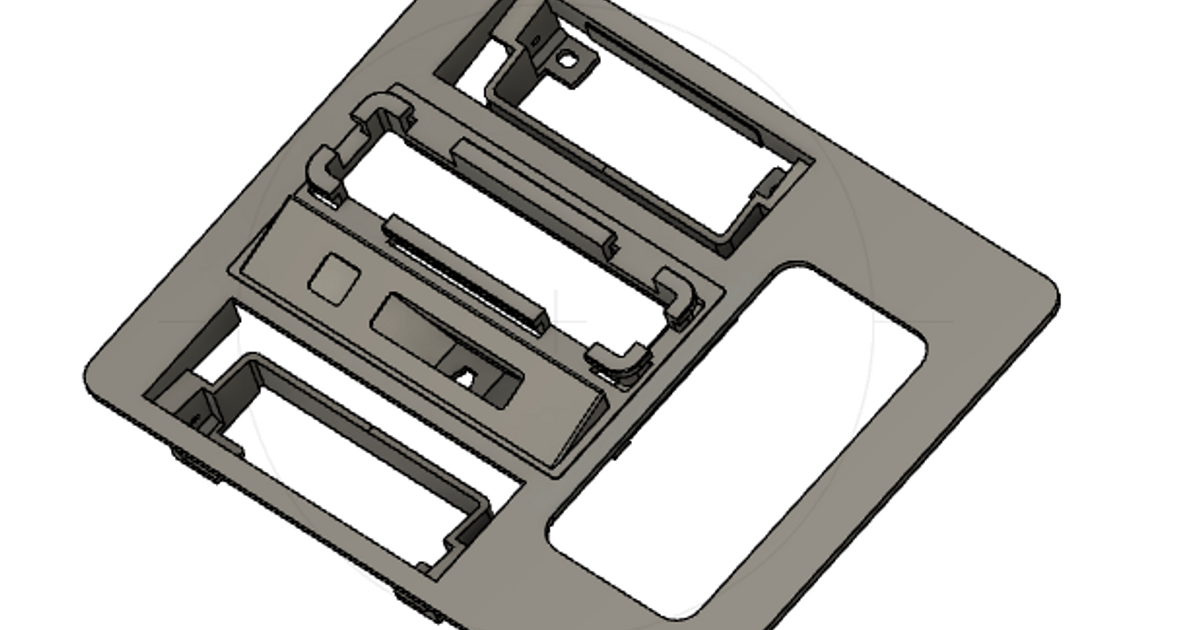 Pontiac Fiero Auto switch plate by zdevlor1 | Download free STL model ...