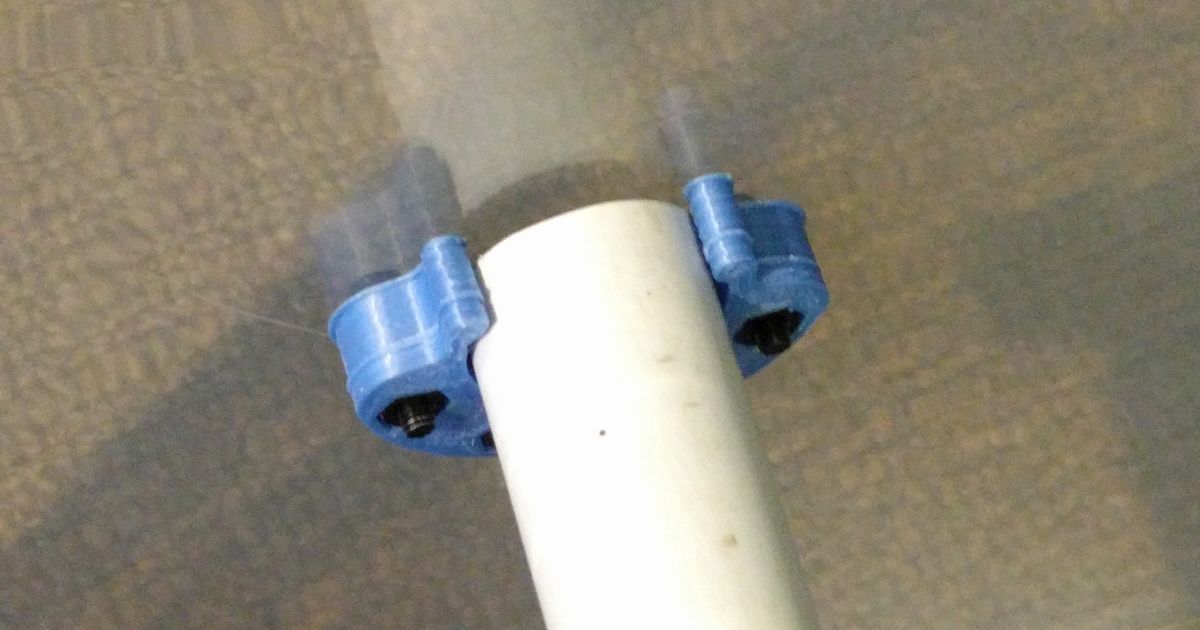 20mm PVC pipe support by MMW | Download free STL model | Printables.com