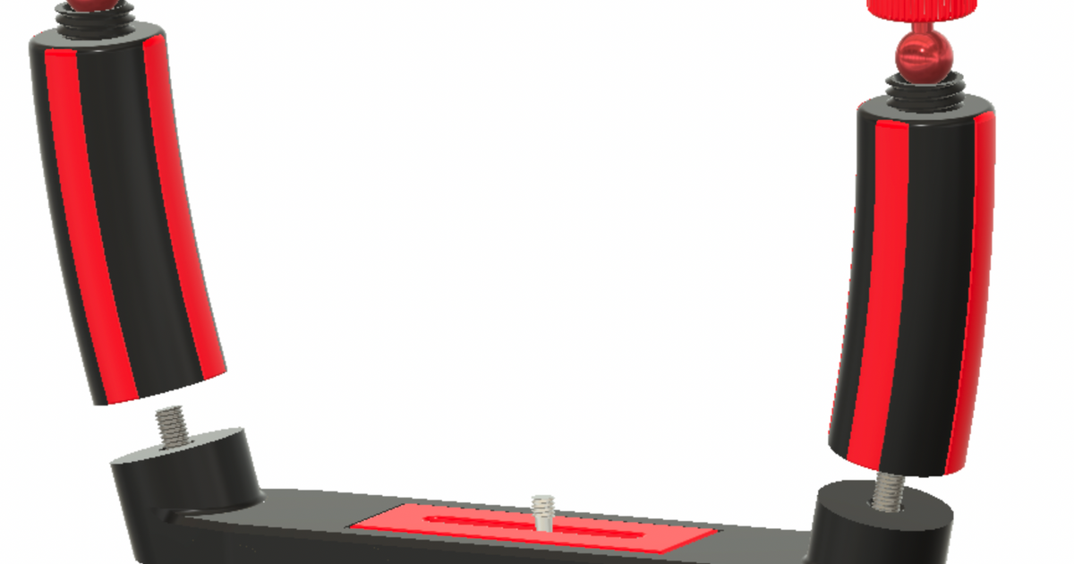 Camera grip and tray (Single and Double) by Max | Download free STL ...