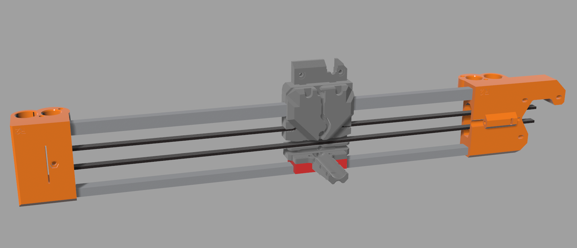 Dual MGN9 rails for Prusa X-axis by Martin_au | Download free STL model ...