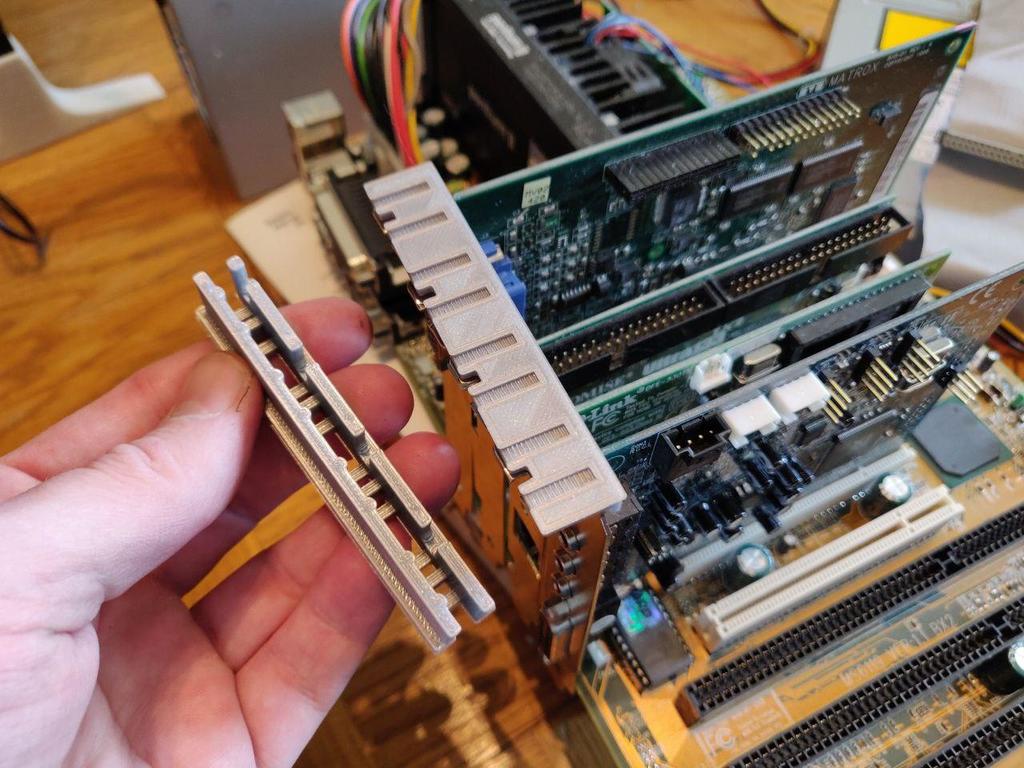 Poor Man's PC Peripheral Card Interlock (PCI/AGP/ISA card holder) by ...