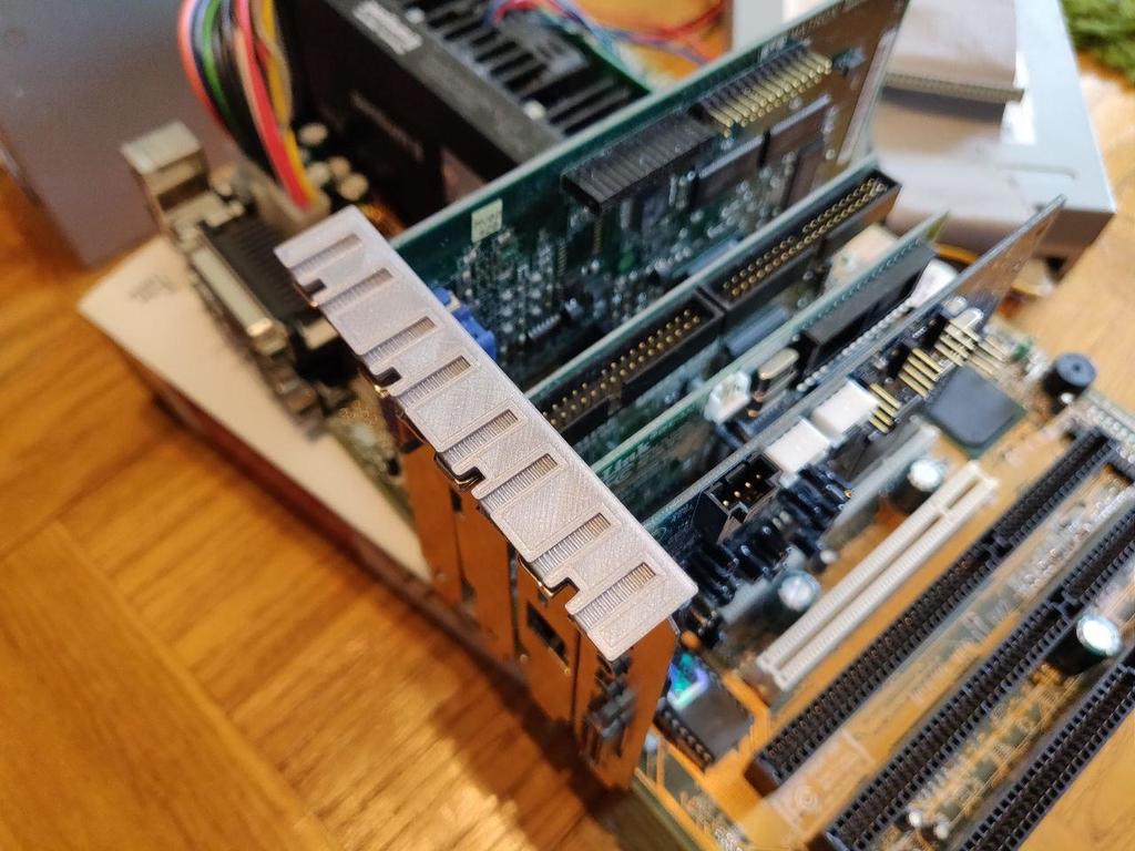 Poor Man's PC Peripheral Card Interlock (PCI/AGP/ISA card holder) by ...