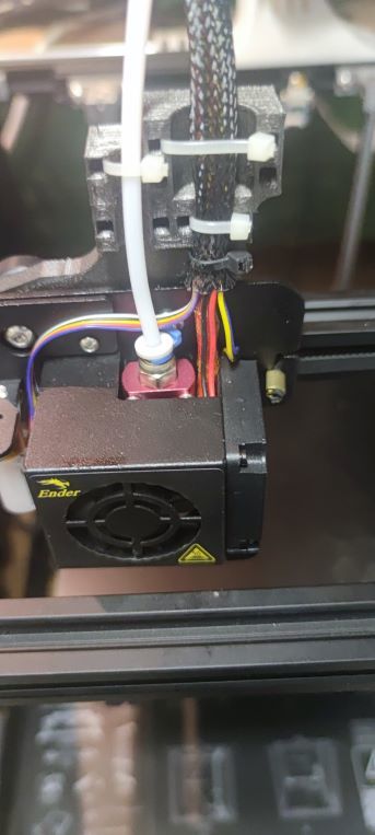 Ender 5 / Ender 5 Plus Print Head Cable Strain Relief Support by nurtekin429 | Download free STL ...