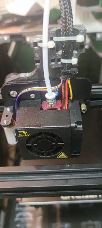 Ender 5 / Ender 5 Plus Print Head Cable Strain Relief Support by nurtekin429 | Download free STL ...