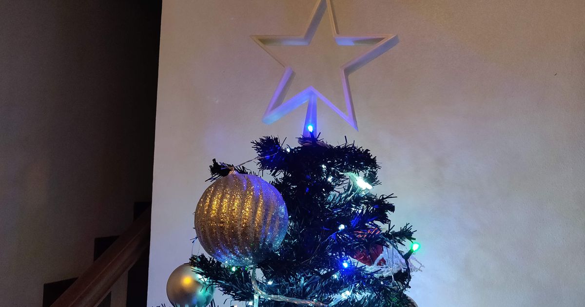 Christmas tree star by Celta | Download free STL model | Printables.com