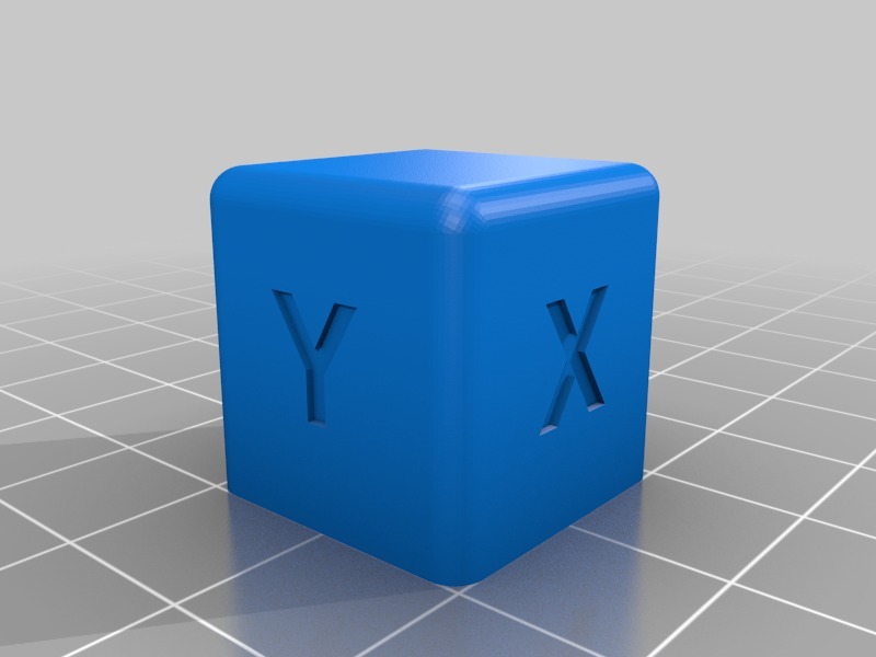 Soft Edges Calibration Cube 20x20x20mm by Taki7o7 | Download free STL ...