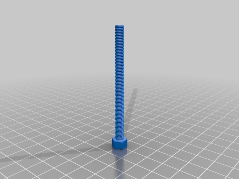 Nuts & Bolts 65mm & 25mm - Ø 5mm - 0.8mm & 1.5mm Thread Step by Taki7o7 ...