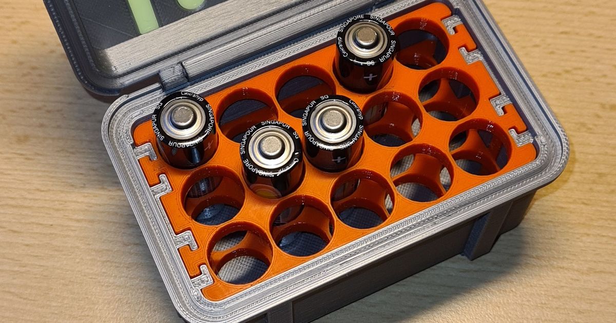 AA/AAA/CR2032/9V/ Battery box SD/Micro SD Box by ICT Avatar | Download ...