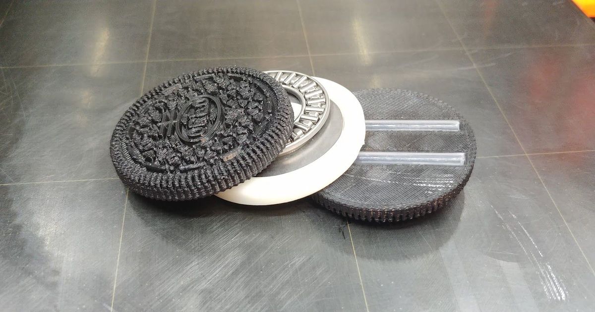Oreo Cookie Sliderotor (Sliding and Rotating Fidget) by MrFlippant ...