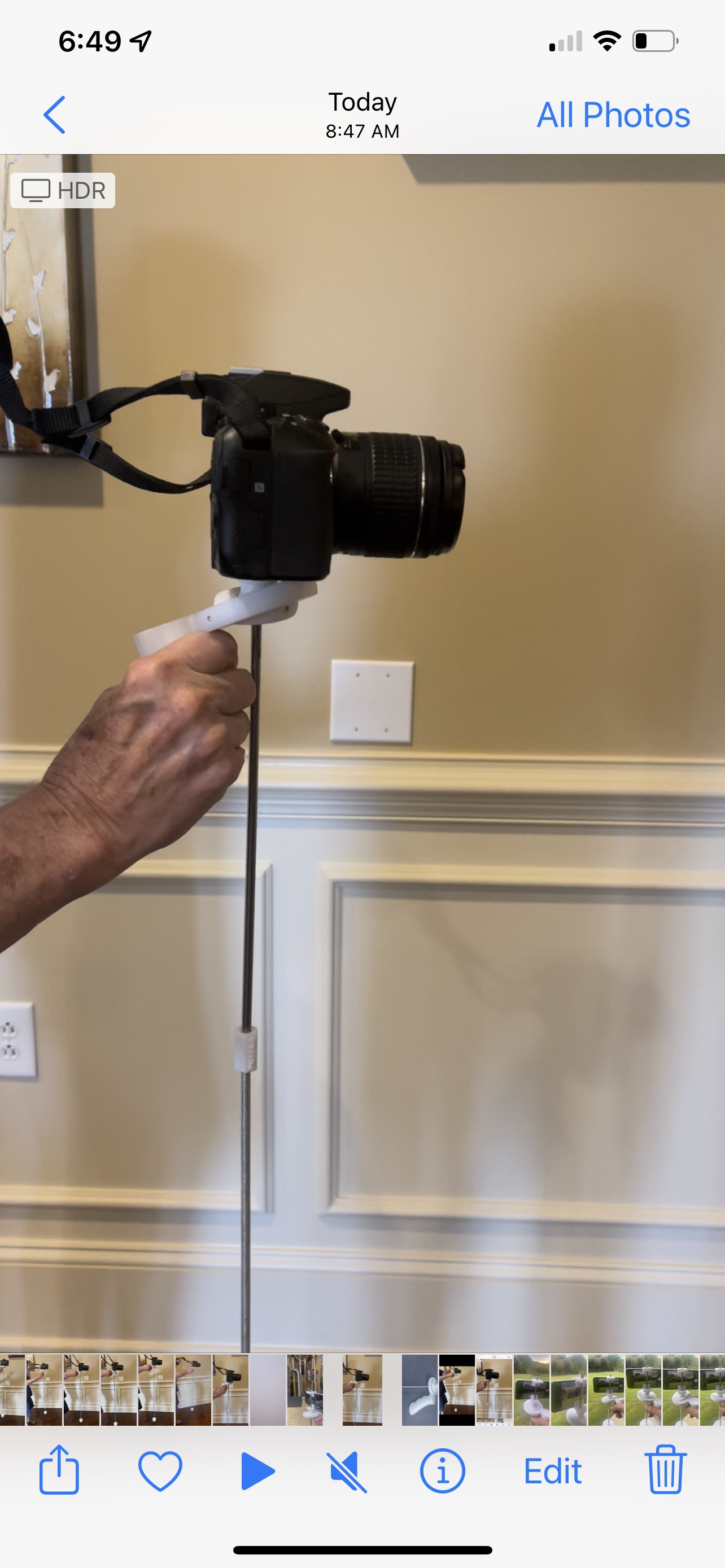 Camera Steady Rest - Pendulum Stabilizer by PhDGoSlowAncient | Download ...