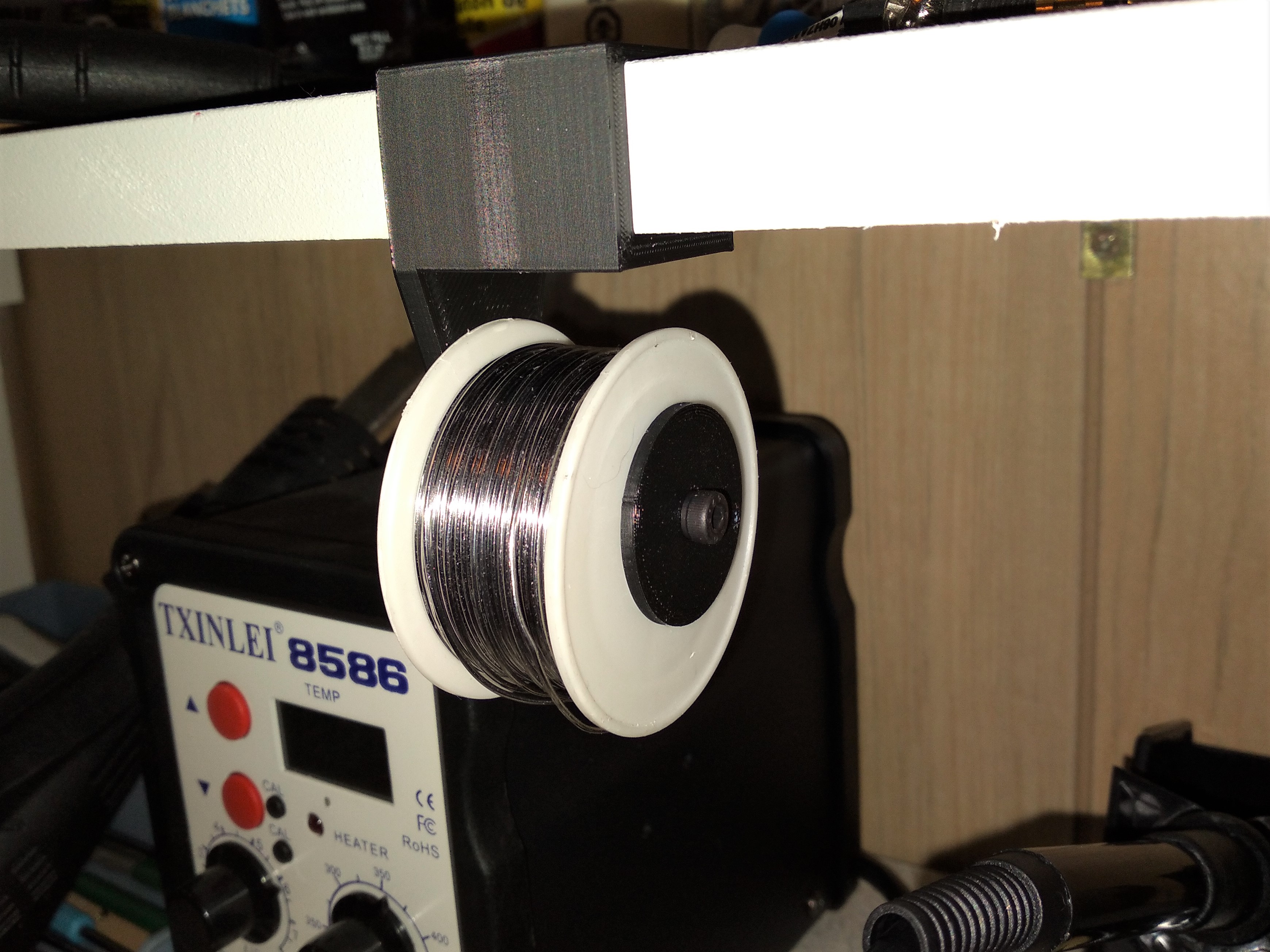 Shelf Mounted Solder Holder by MadP 3D | Download free STL model ...