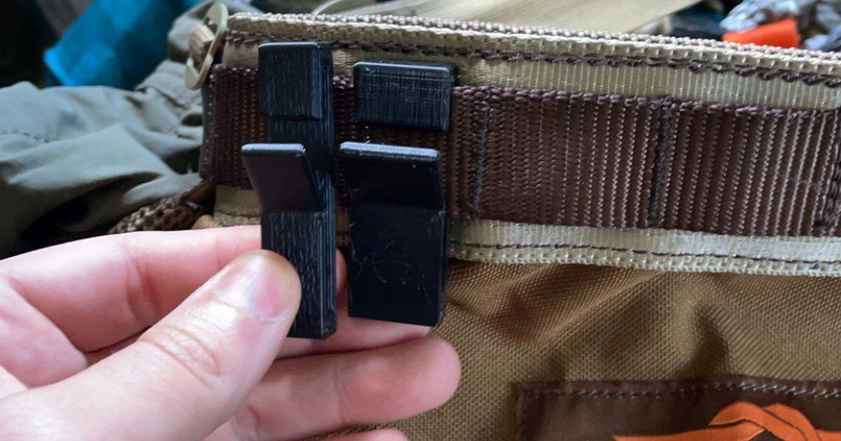 MOLLE Loop Hanger by Pat Z | Download free STL model | Printables.com